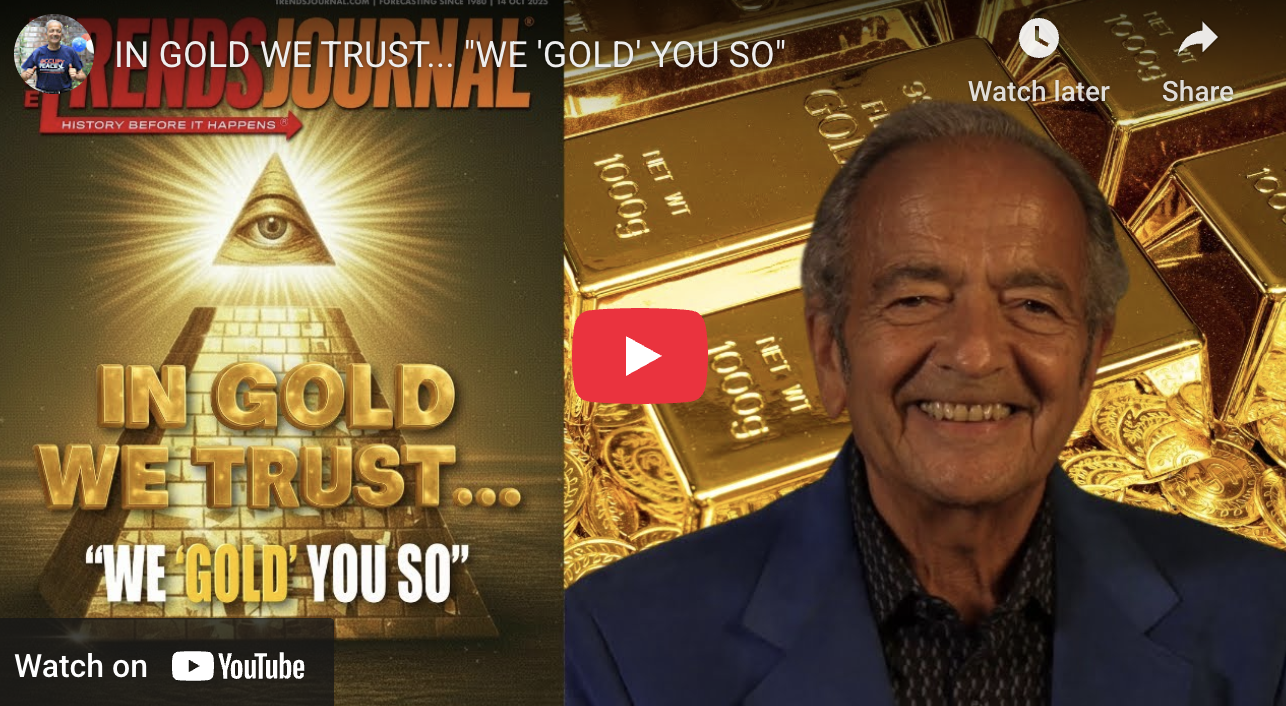 IN GOLD WE TRUST... 'WE 'GOLD' YOU SO' - Trends Journal